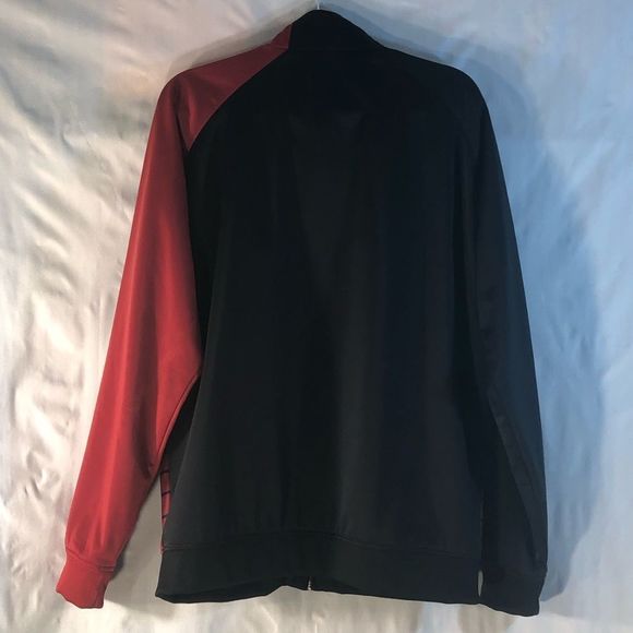 NBA | Jackets & Coats | Miami Heat Nba Unk Red Black Stripped Medium ...